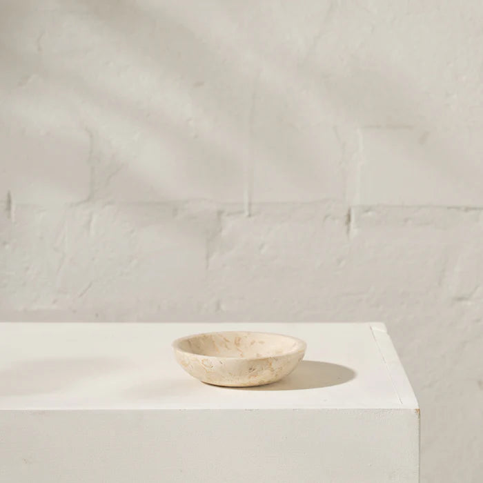 Alfonso Travertine Dish – www.smalltradingco.com.au